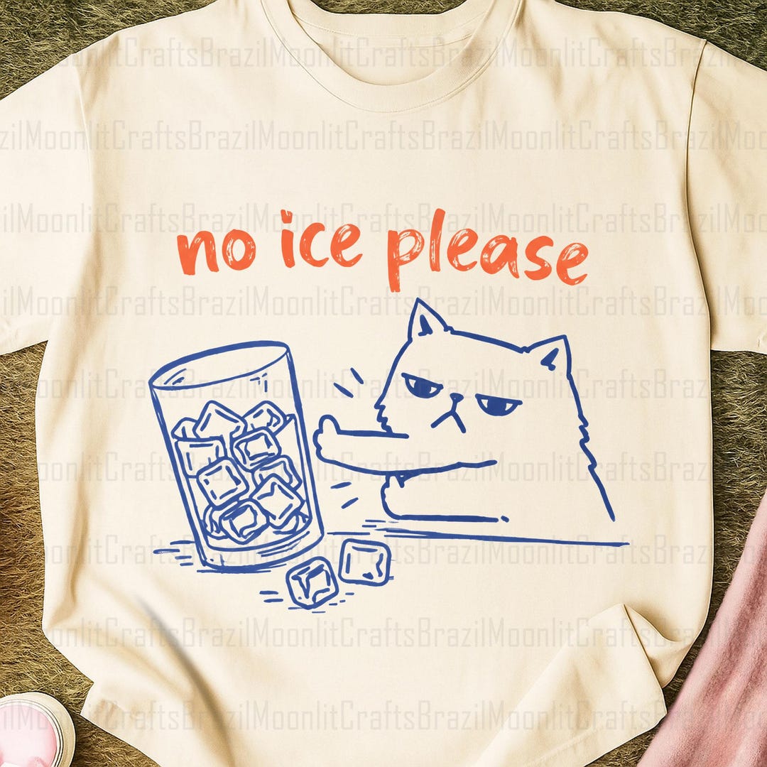 No ICE Please Png, No Ice Cat Meme Png, Pro Immigration File, Social ...