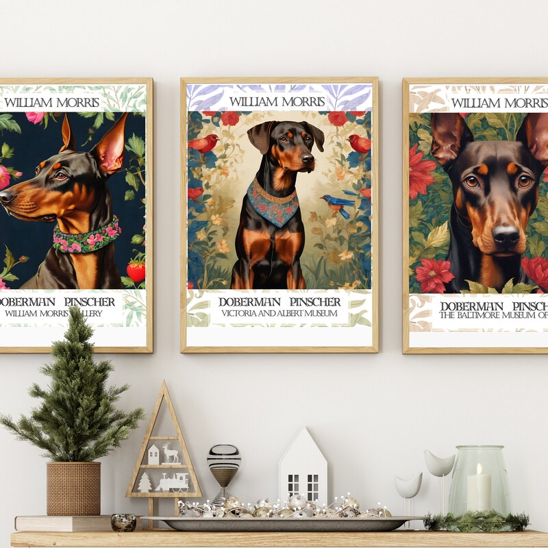 Doberman Art - Etsy