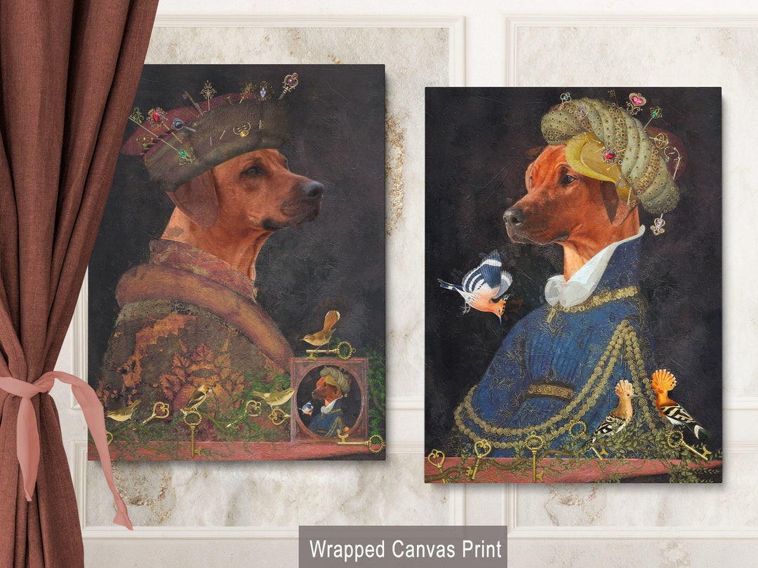 Rhodesian Ridgeback Art, Renaissance Flemish Secret Beauty LIMITED ...
