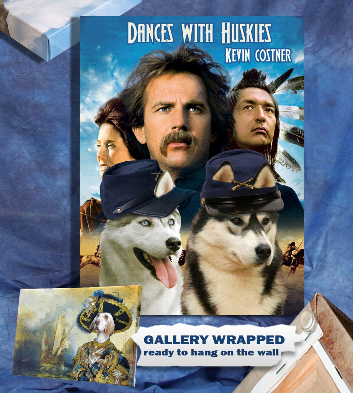 Dances with Huskies Art Movie Poster Print Siberian Husky | Etsy