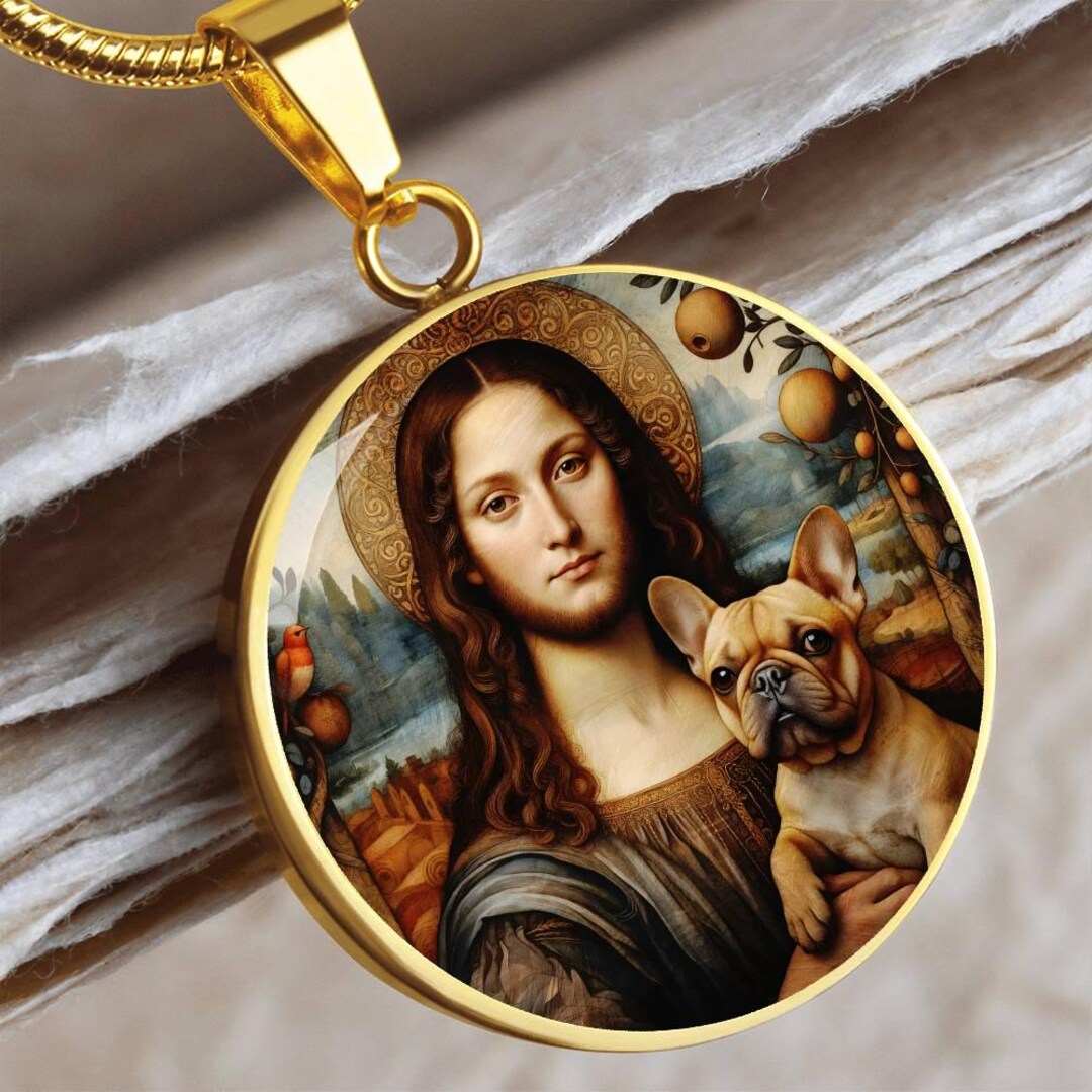 Personalized French Bulldog Jesus Christ Necklace – Religious Dog ...