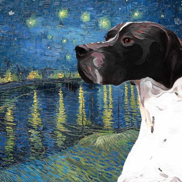 English Pointer Art - Etsy