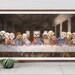 Maltipoo Dog Last Supper Art by Leonardo Da Vinci Dog Gallery - Etsy