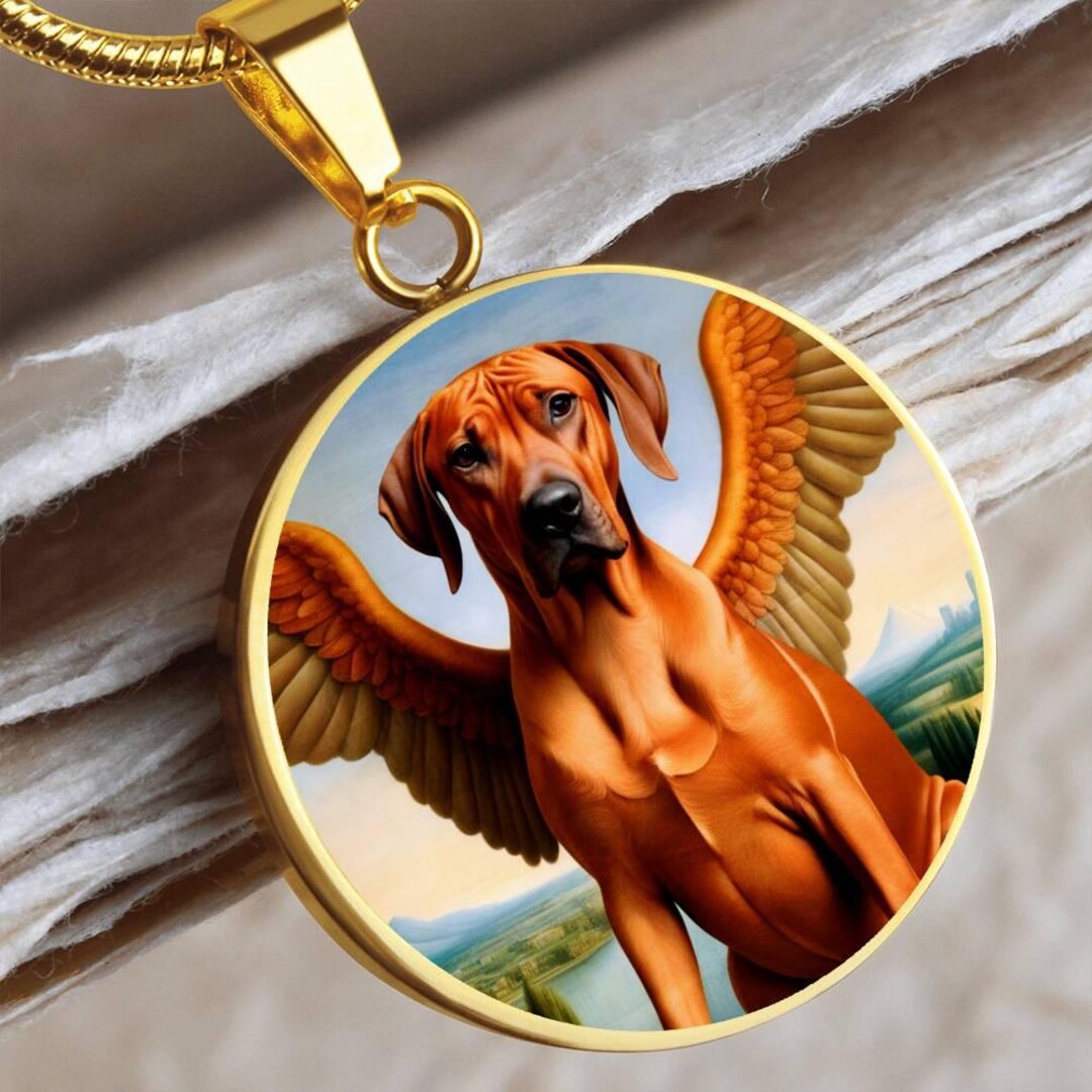Rhodesian Ridgeback Dog Gifts, Rhodesian Ridgeback Angel Necklace ...