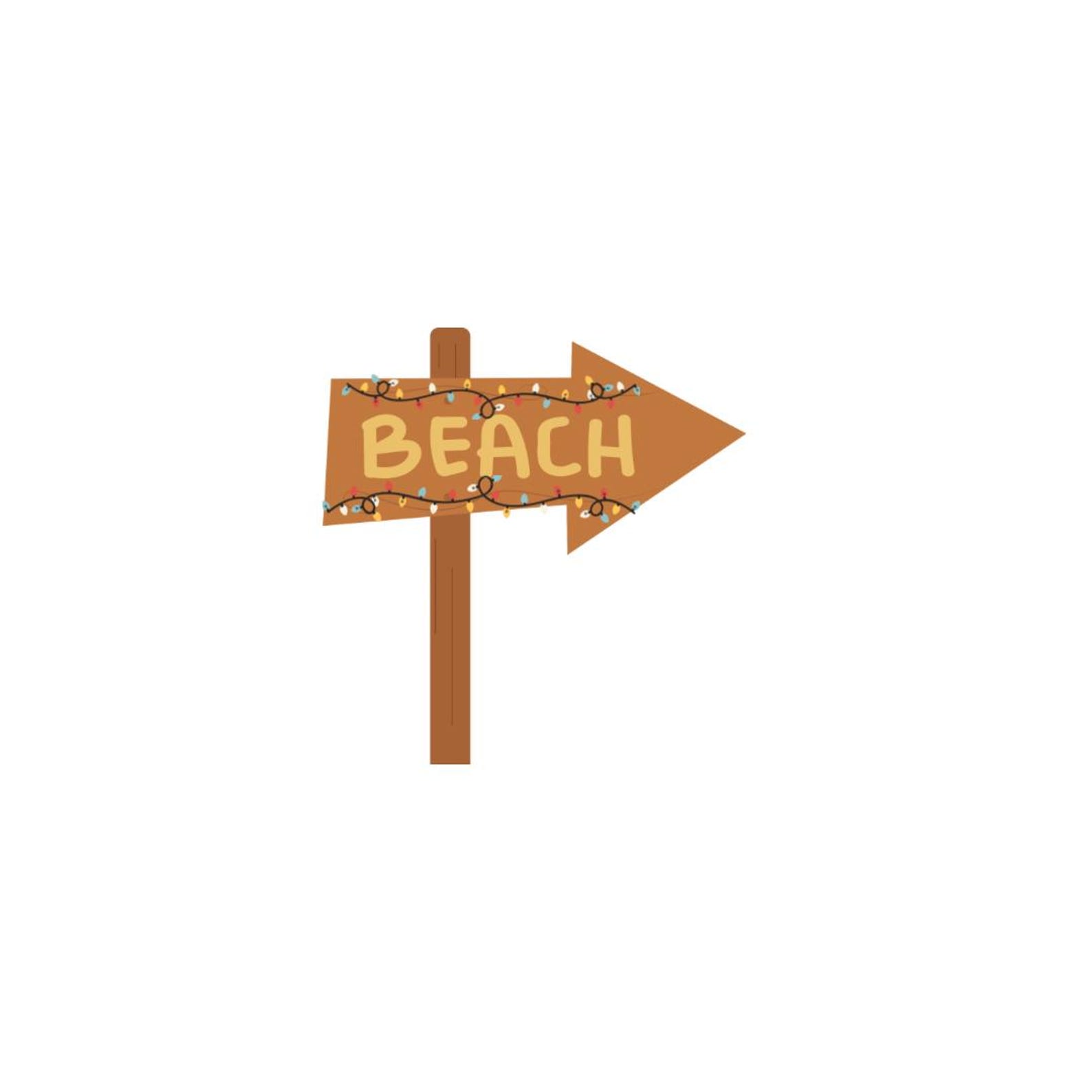 Beach-themed Kiss-cut Stickers for Summer Vibes, Laptop Stickers ...
