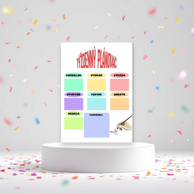 Weekly Planner Printable | Goals & Tasks, Editable Canva Template (PDF ...