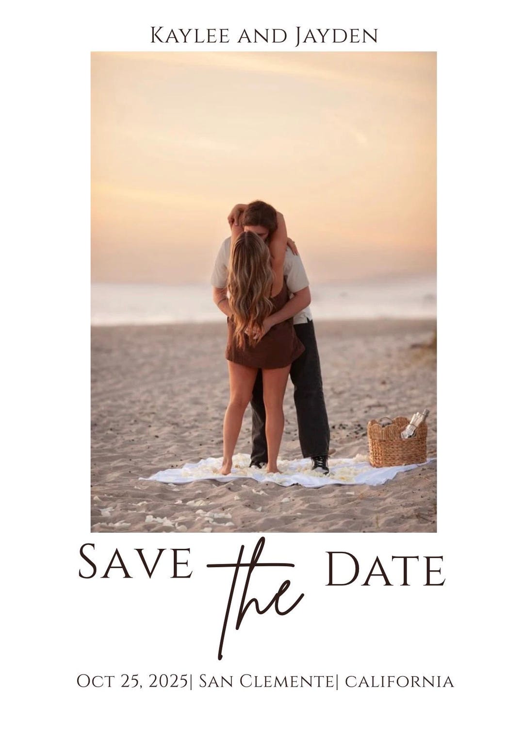 Save the Date Template - Etsy