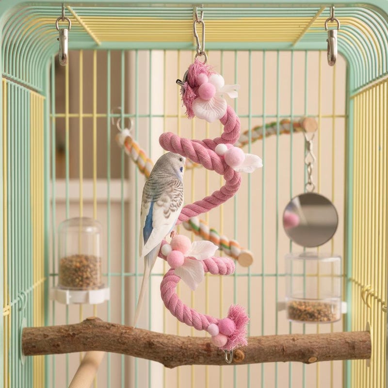 Rope Toy Cockatiel - Etsy