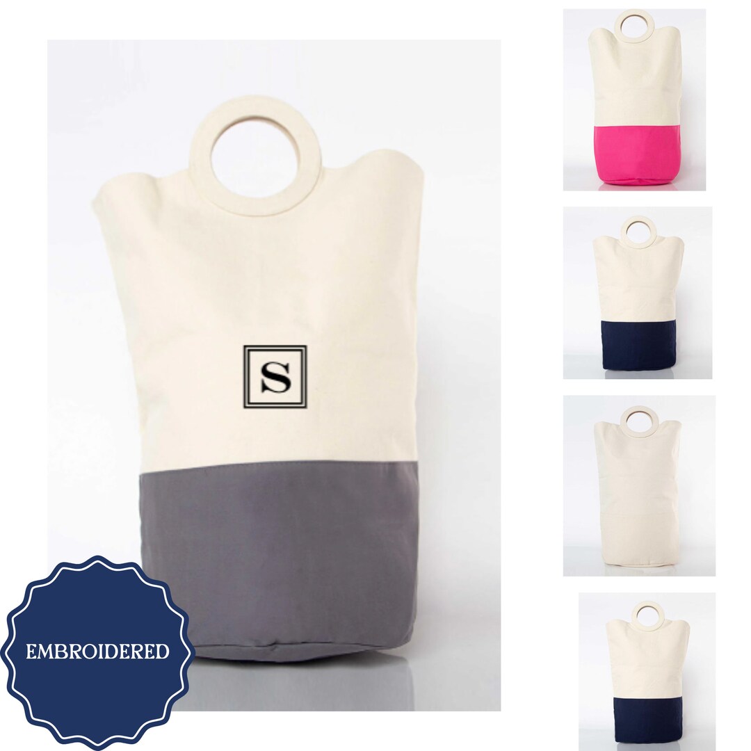Personalized Laundry Tote, Dorm Room Essentials, Monogrammed Laundry ...
