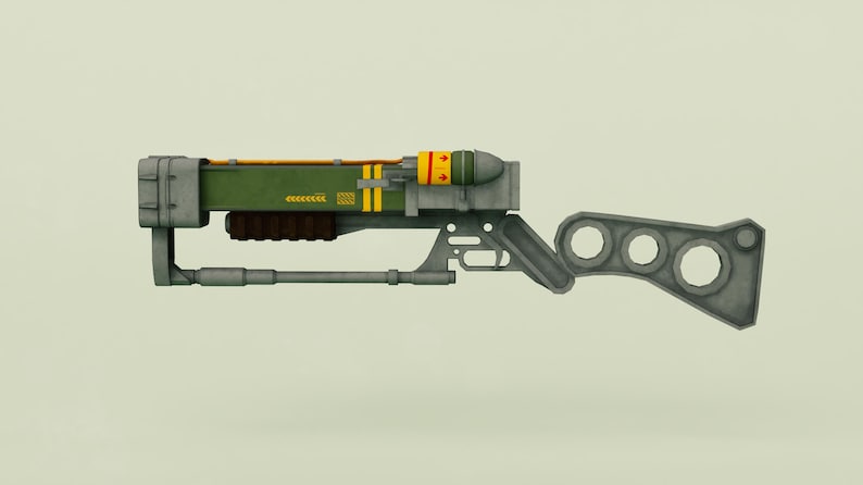 Fallout Game Laser Rifle 3D Model - Cosplay - Modding - Printing - Etsy