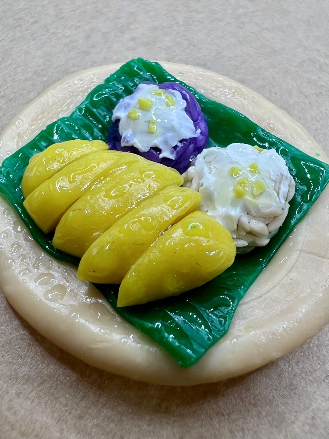 Miniature Mango Sticky Rice – Handmade Polymer Clay Thai Dessert ...
