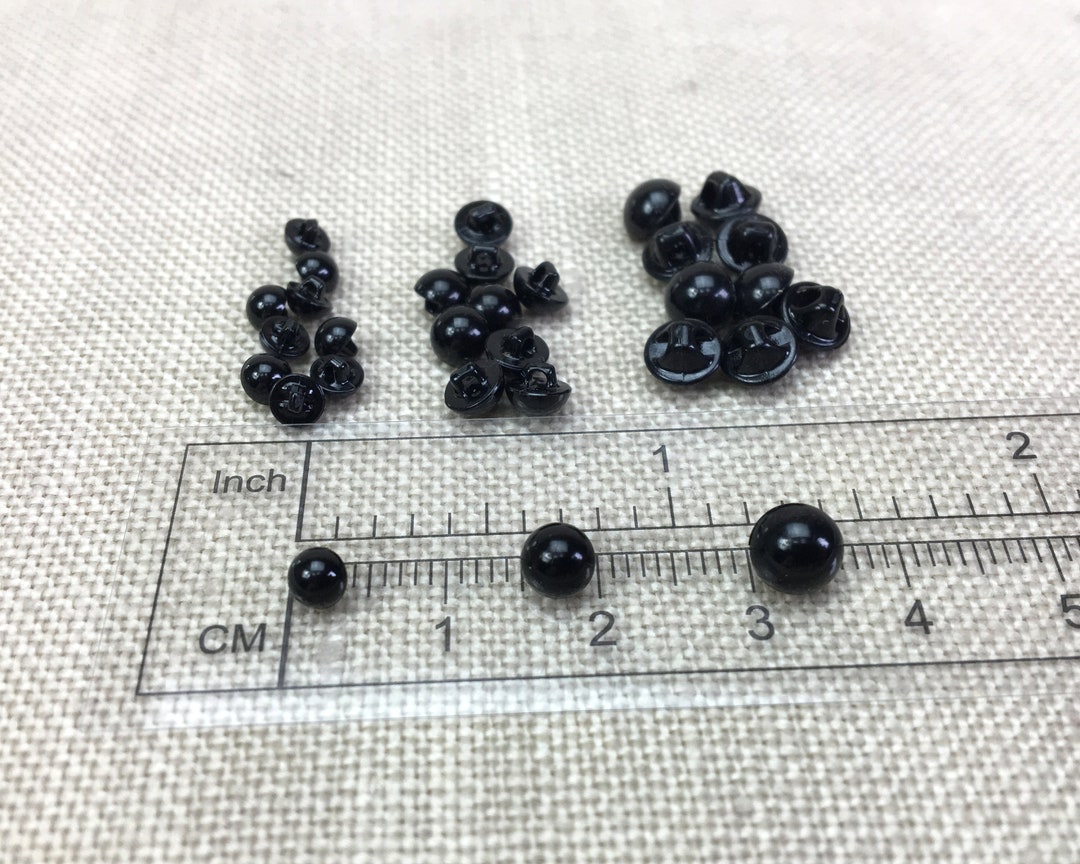 Sew-in Button Eyes, 4mm, 5mm, 6mm - Etsy