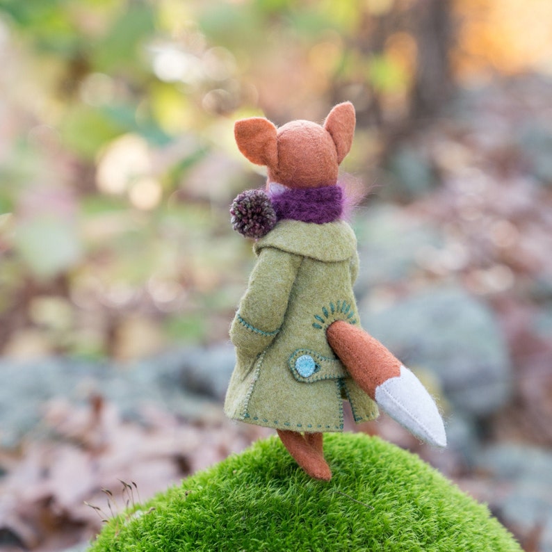Fox Coat PDF Pattern Felt Coat Pattern Miniature Clothing | Etsy Australia