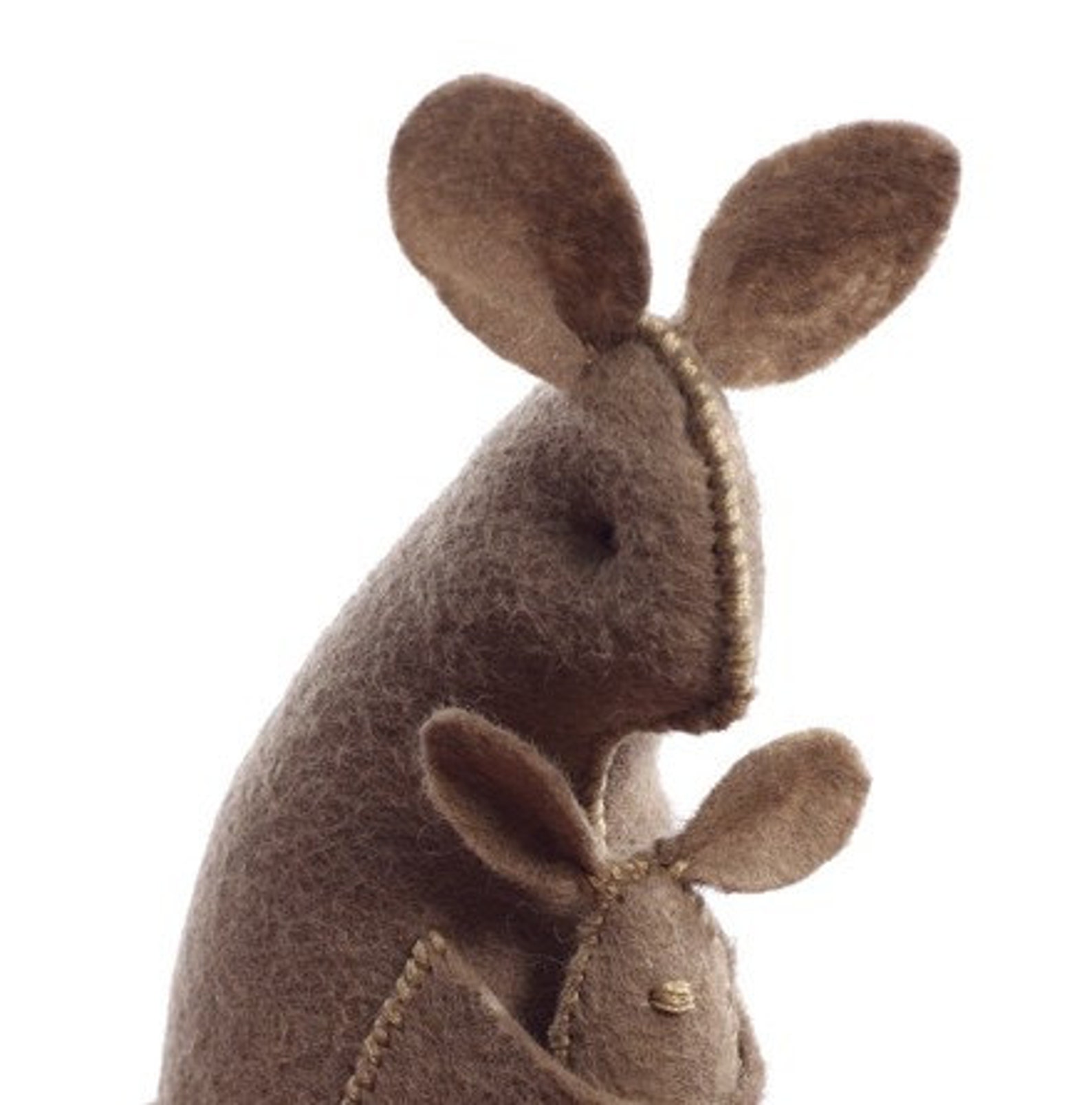 Kangaroo PDF Pattern felt kangaroo DIY sewing kit beginner | Etsy