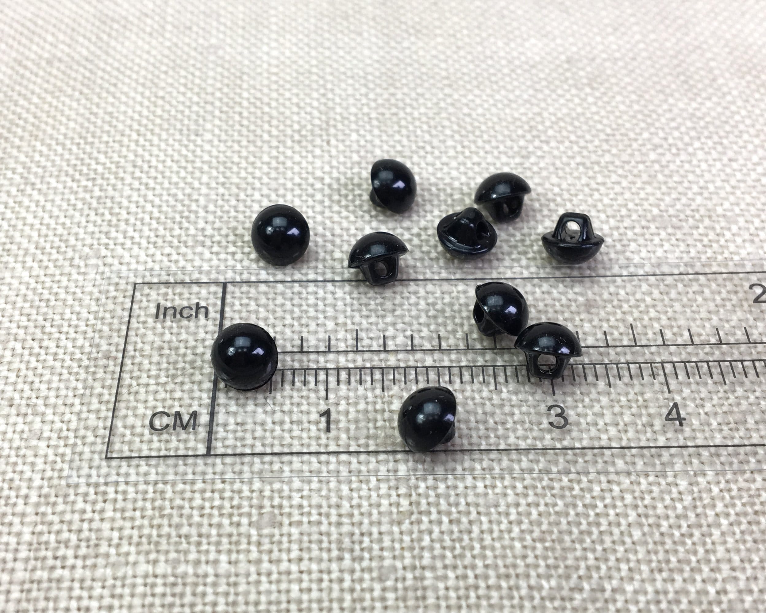 Sew-in Button Eyes, 4mm, 5mm, 6mm - Etsy