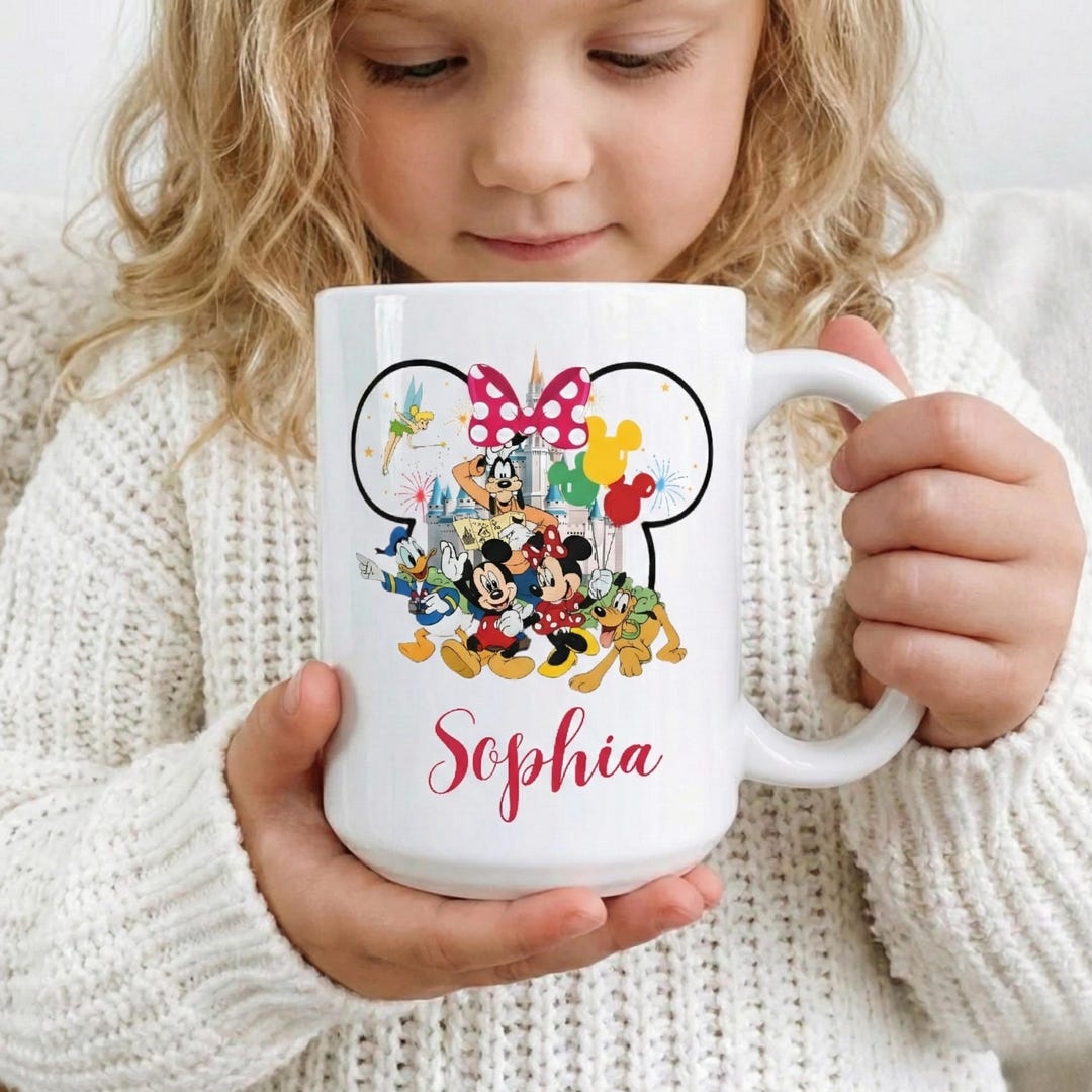 Personalized Disney Mug, Custom Minnie Mouse Castle Cup, Disney World ...