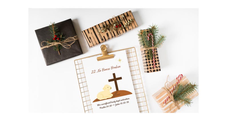 Christmas Advent Calendar • 25 Messianic Bible Prophecies • Christian ...