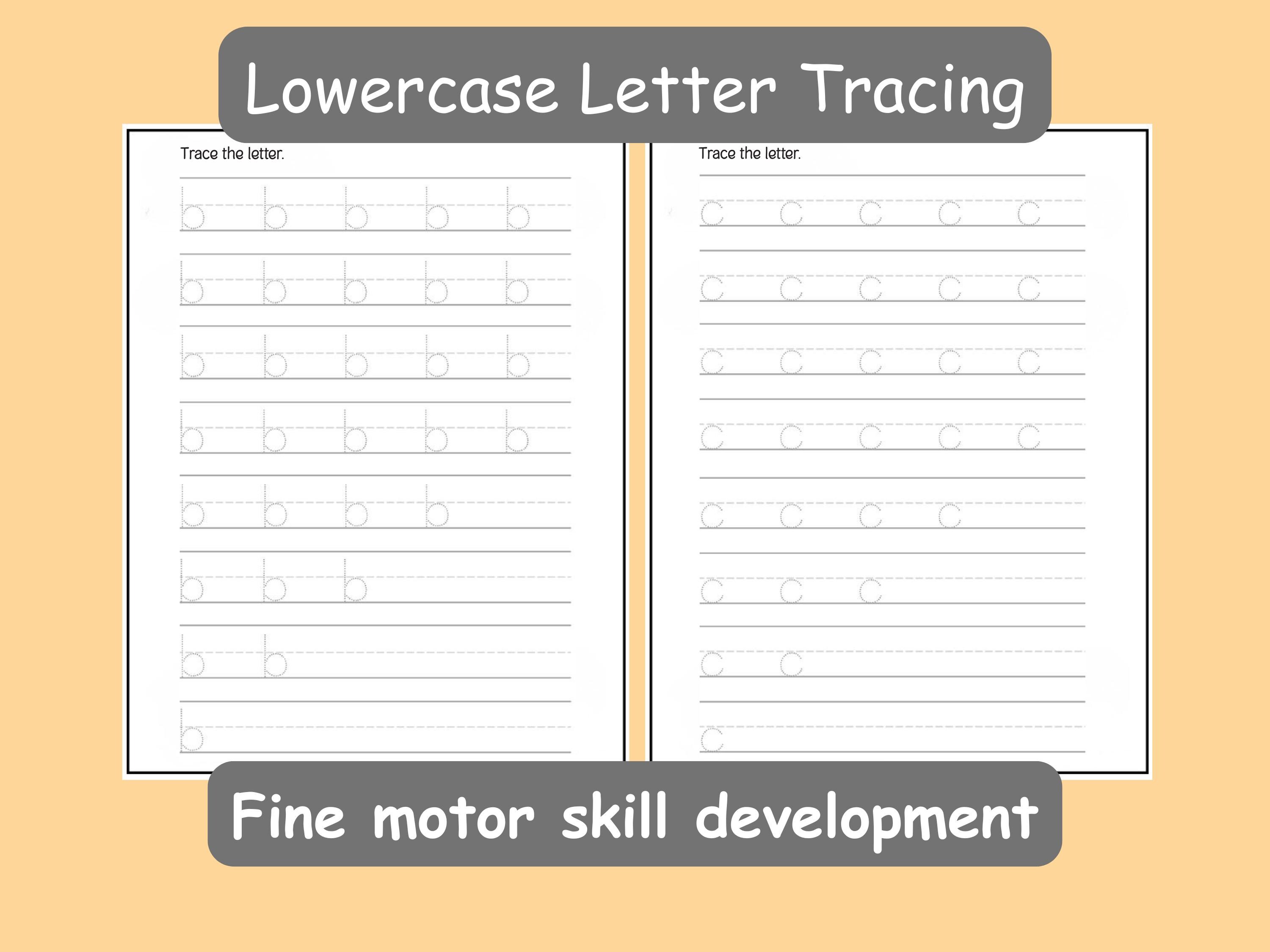Alphabet Tracing Worksheets | Uppercase & Lowercase Letter Practice ...