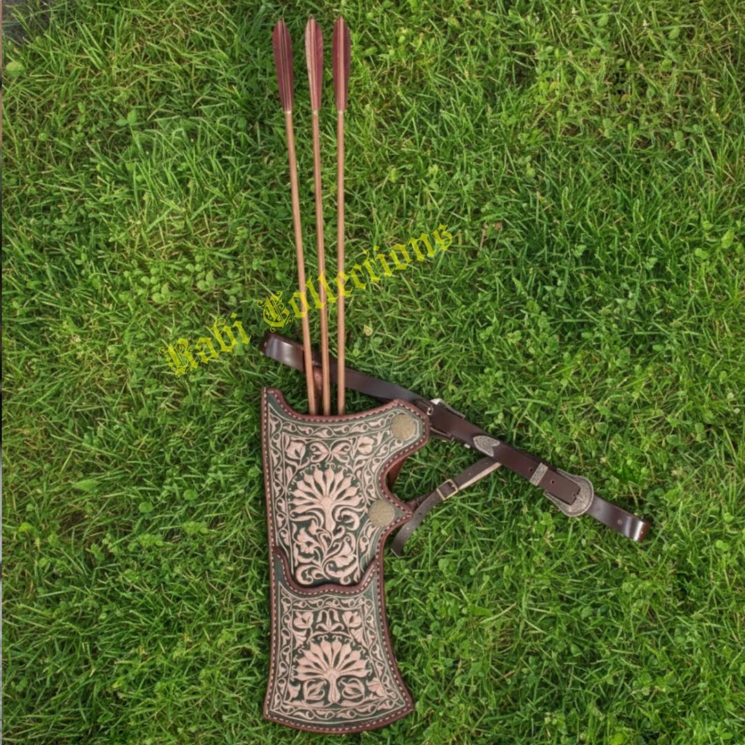 Leather Archery Quiver – Traditional Arrow Case - Etsy