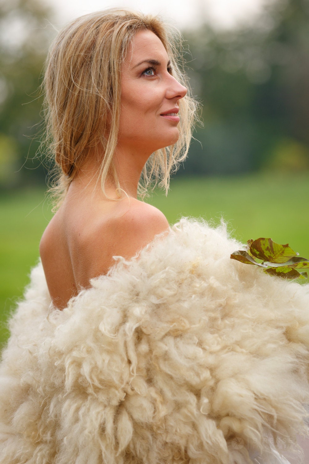 Felted Collar wool Wonder Sheepskin Collar, 100% Wool, Eco Chic ...