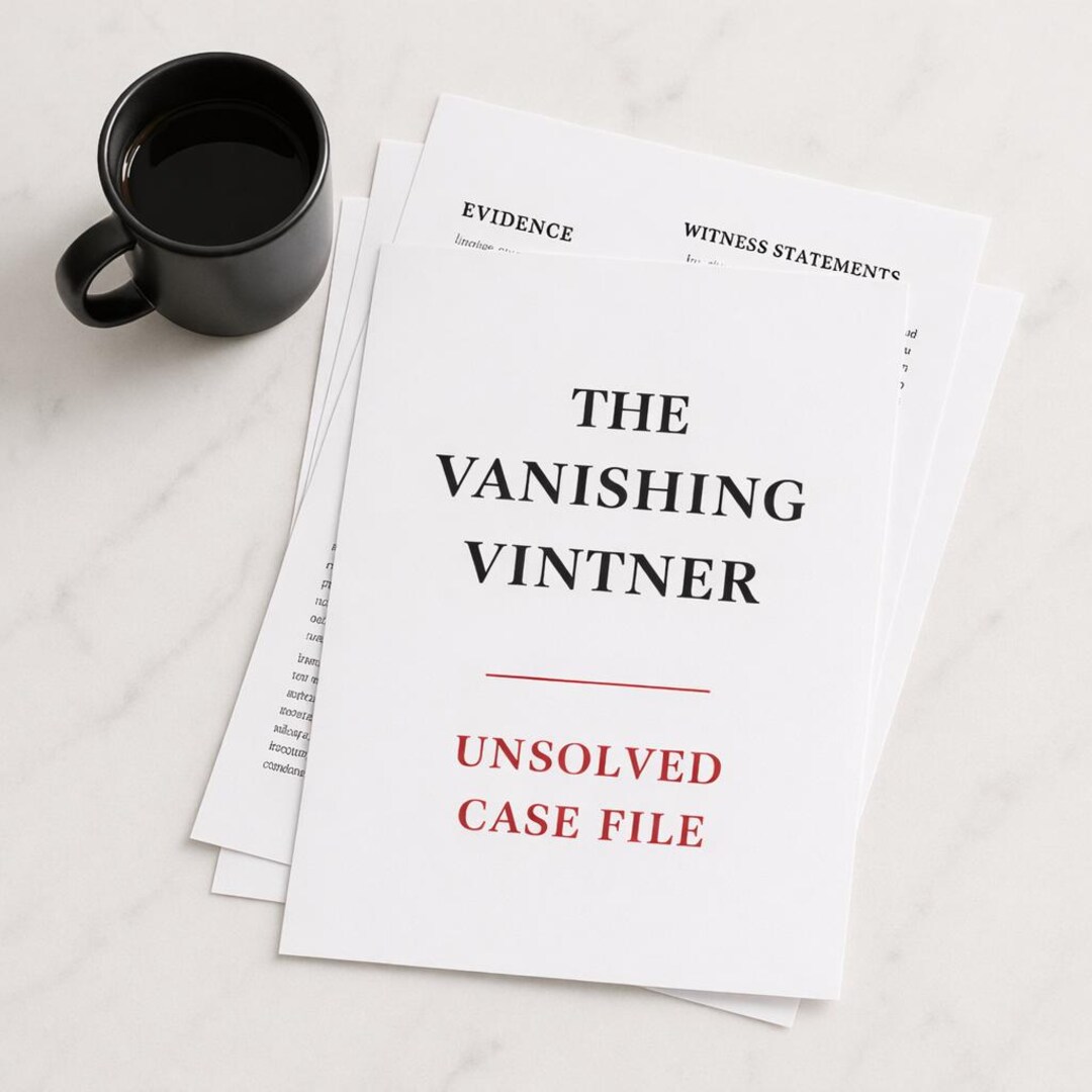 The Vanishing Vintner – Unsolved Case File PDF | Interactive Murder ...