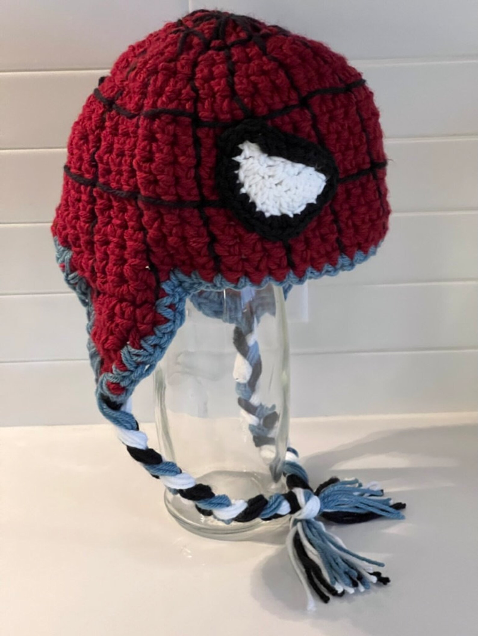 Spider-man Earflap Hat Crochet Pattern - Etsy