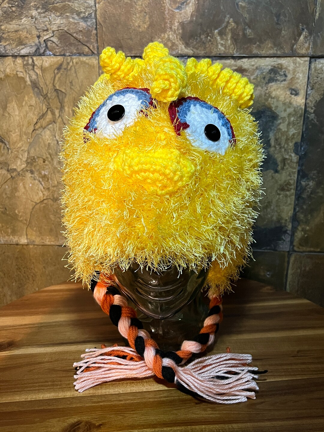 Crochet Big Bird Earflap Hat Pattern - Etsy