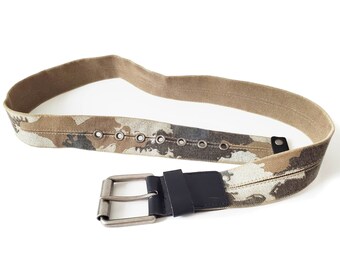 Green Camouflage Belt - Etsy
