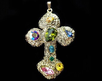Ornate Cross Pendant - Etsy