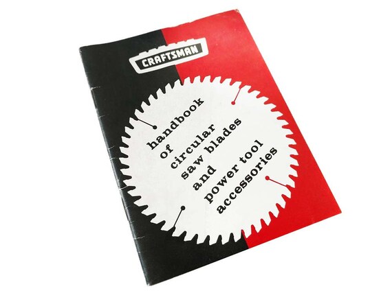 Craftsman Power Tools Handbook Circular Saw Blades Accessories | Etsy