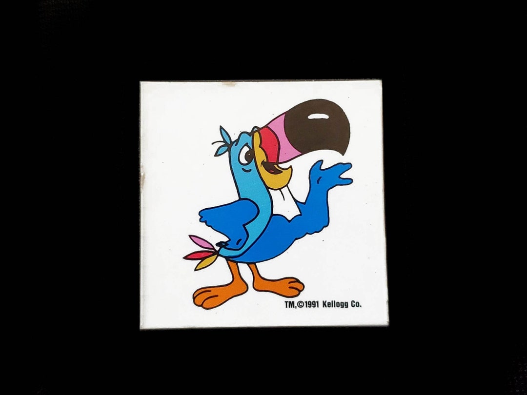 Vintage 1991 Toucan Sam Magnet, Fruit Loops Cereal Premium - Etsy