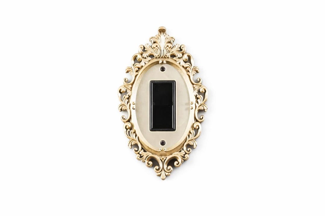 Vintage Picture Frame Light Switch Cover Ornate Rocker Outlet Panel ...