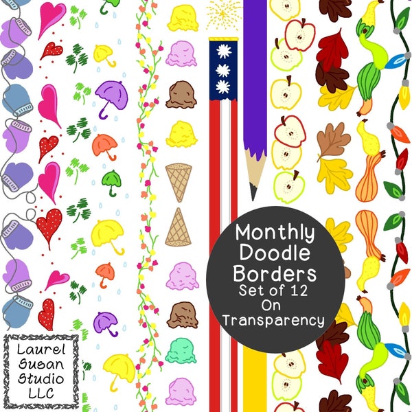 Doodle Border - Etsy