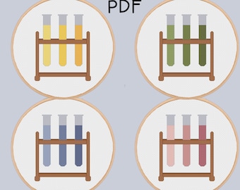 Lab Sweet Lab Science Lab Cross Stitch Pattern Perfect for - Etsy