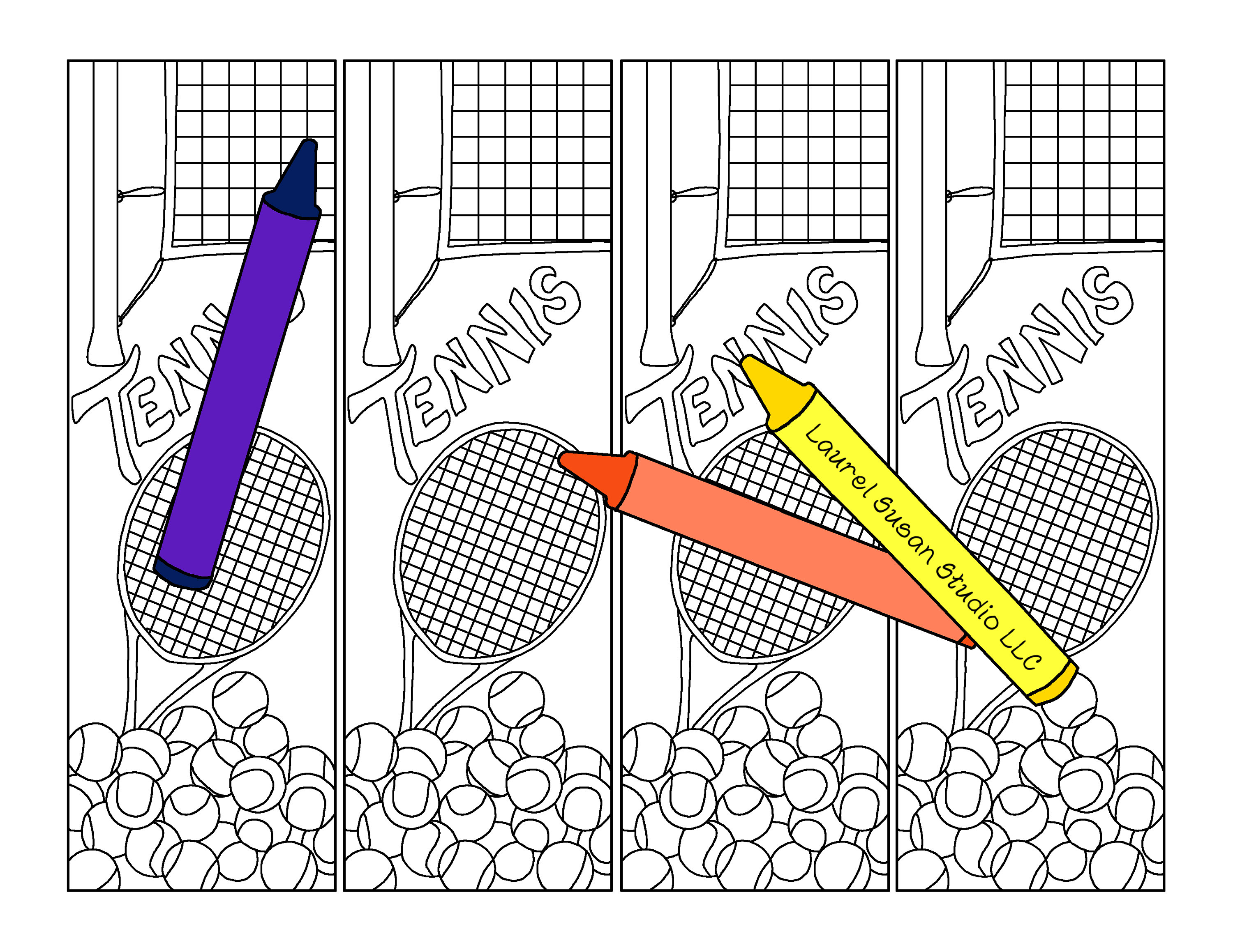 Sports Bookmarks PDF Adult Coloring Page Activity Soccer Football ...