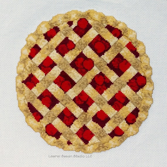 Apple Pie Cross Stitch Pattern