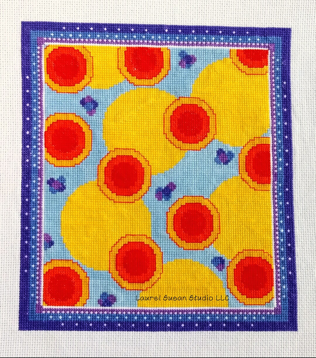 Atoms Abstract Cross Stitch Pattern, PDF Digital, Electrons Modern ...