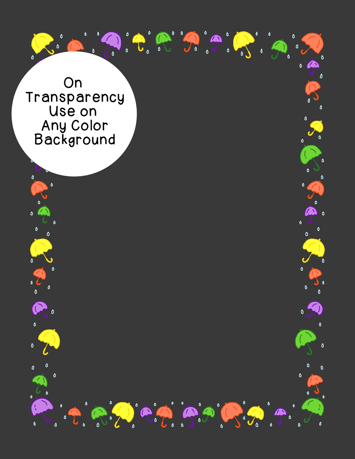 Monthly Doodle Borders Month PNG Seasonal Holiday Commercial Personal ...