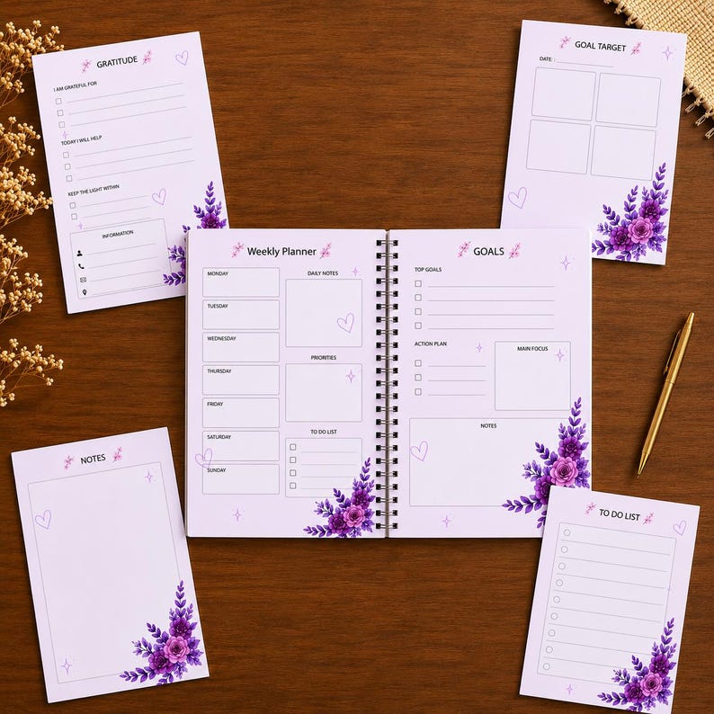 Digital Weekly Planner | Goodnotes Productivity, Habit Tracker (instant ...
