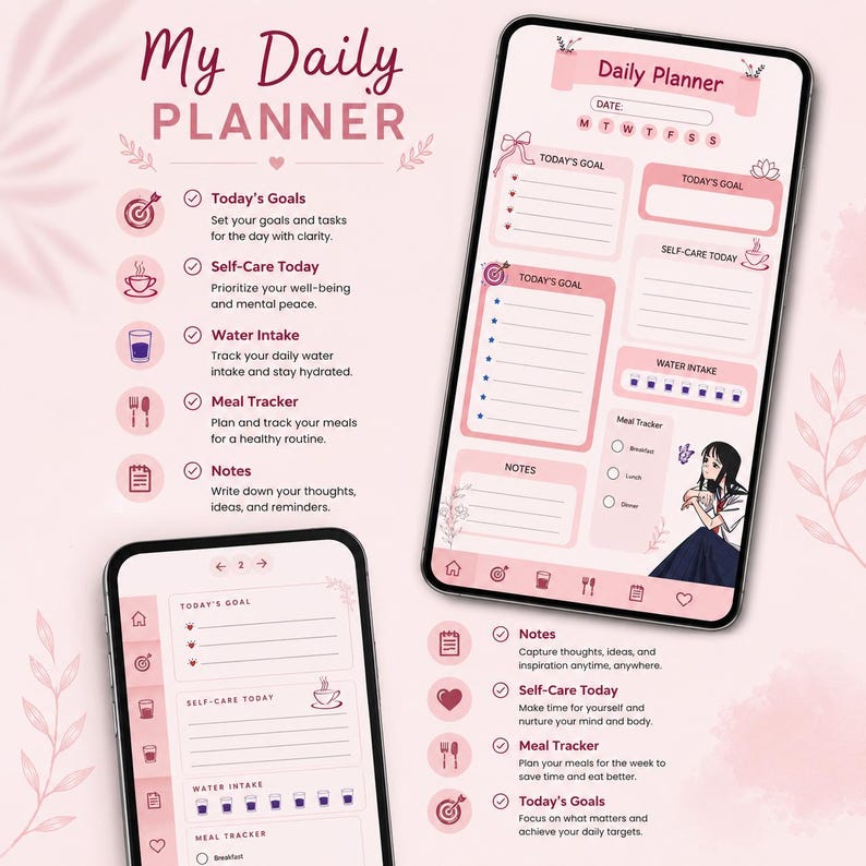 All-in-one Digital Planner 2026-2028, Daily Weekly Monthly Journal ...