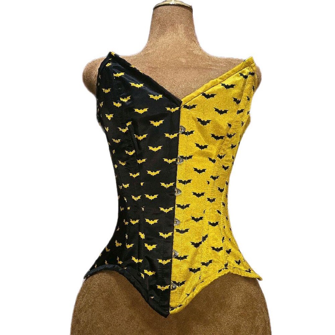 Bat Split Corset – 24" Waist Goal | 14.5” Length | Overbust ?? - Etsy