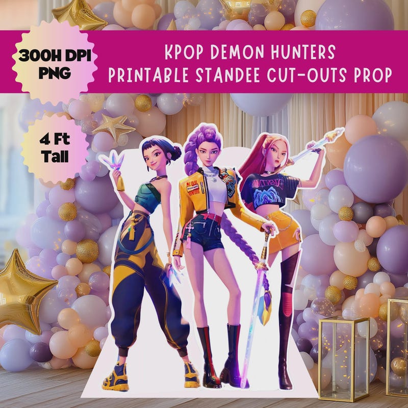 Kpop Demon Hunter Cutouts - Etsy