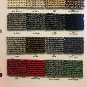 Authentic German Wool Square Woven Automotive Carpet 65 Inch Wide ...