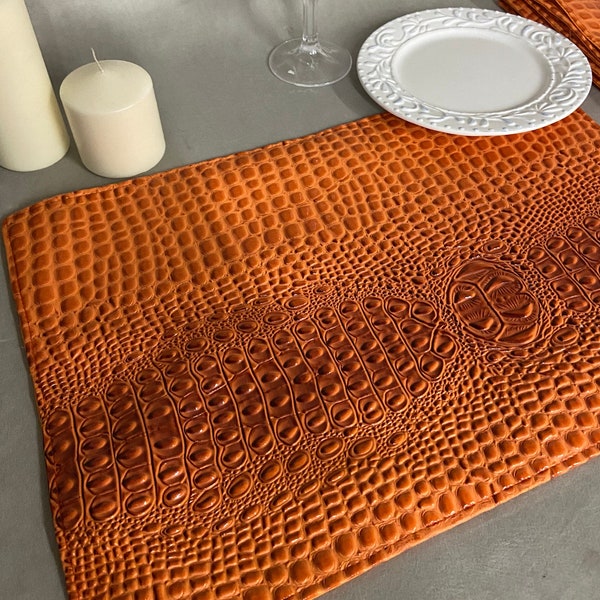 Leather Placemats - Etsy