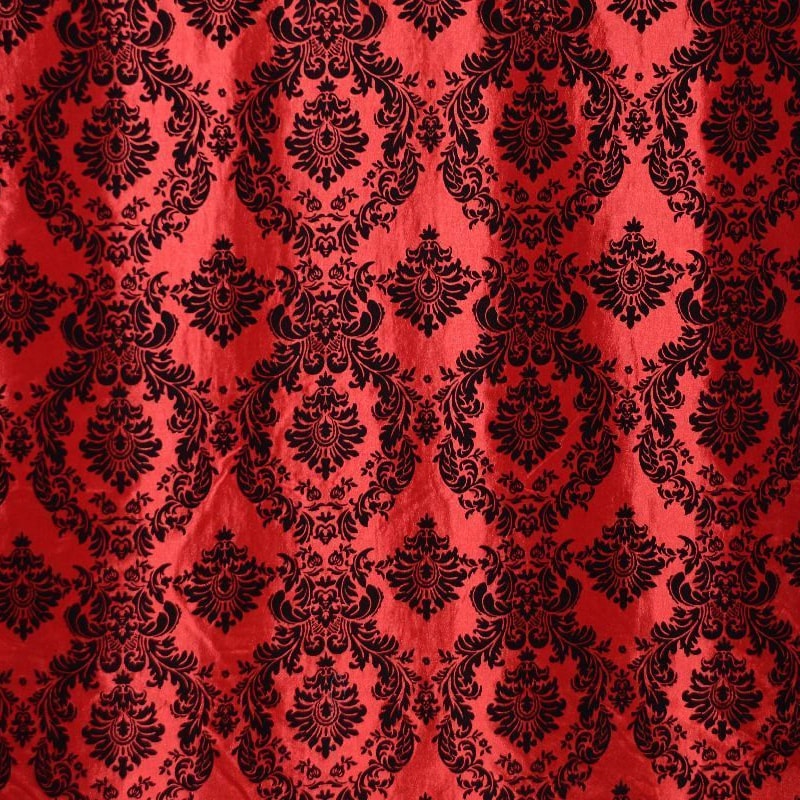 Red and Black Damask - Etsy