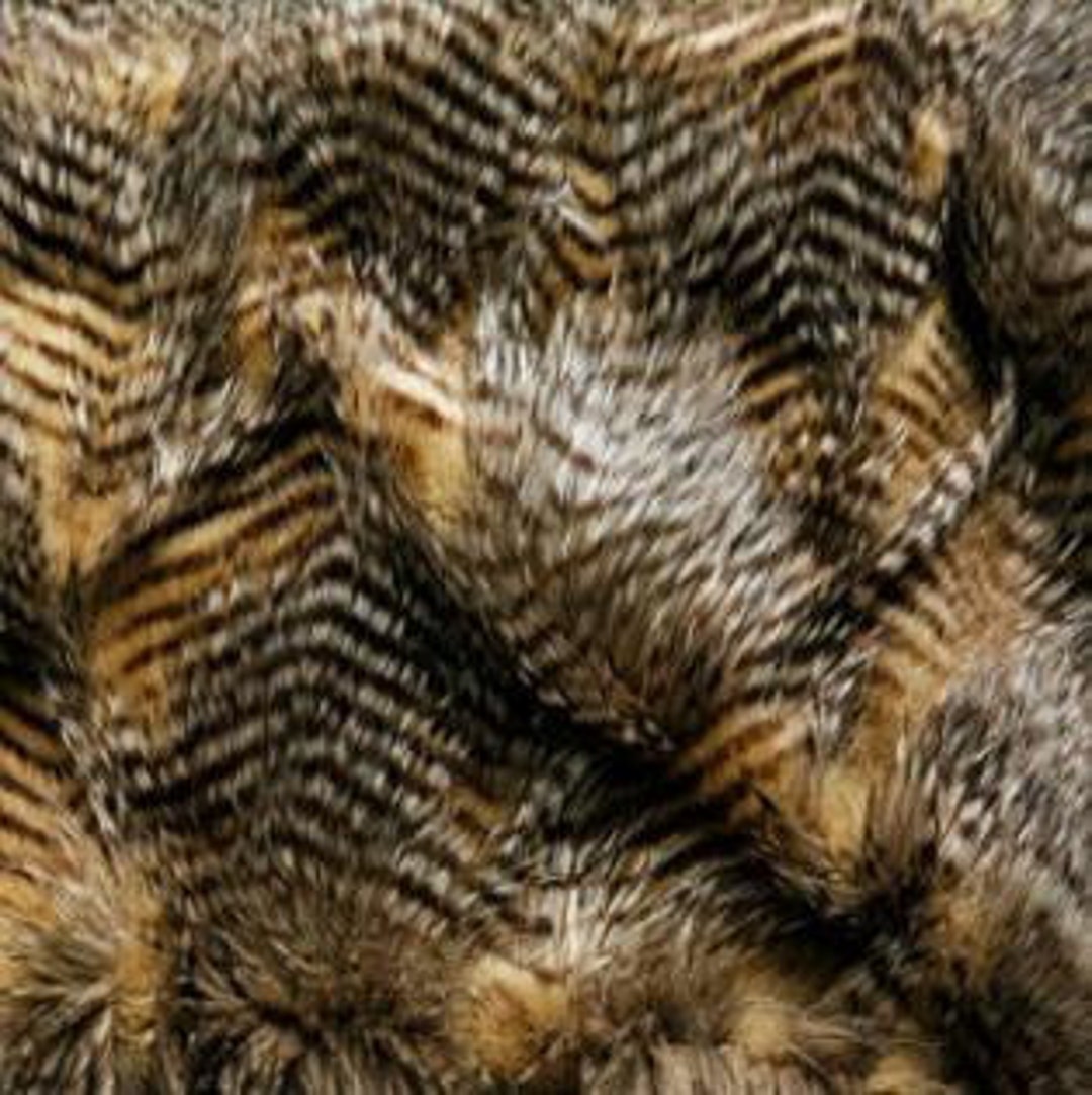 Brown Feathered Shag Fabric per Yard - Etsy