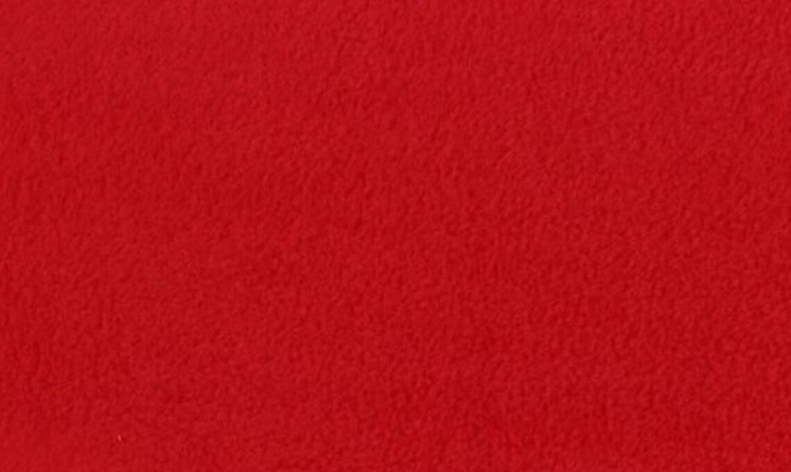 Fleece Solid Polar Fleece Fabric Red Sold by the Yard 60 | Etsy
