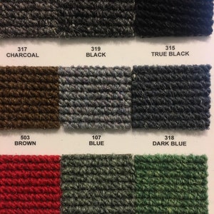 Authentic German Wool Square Woven Automotive Carpet 65 Inch Wide ...