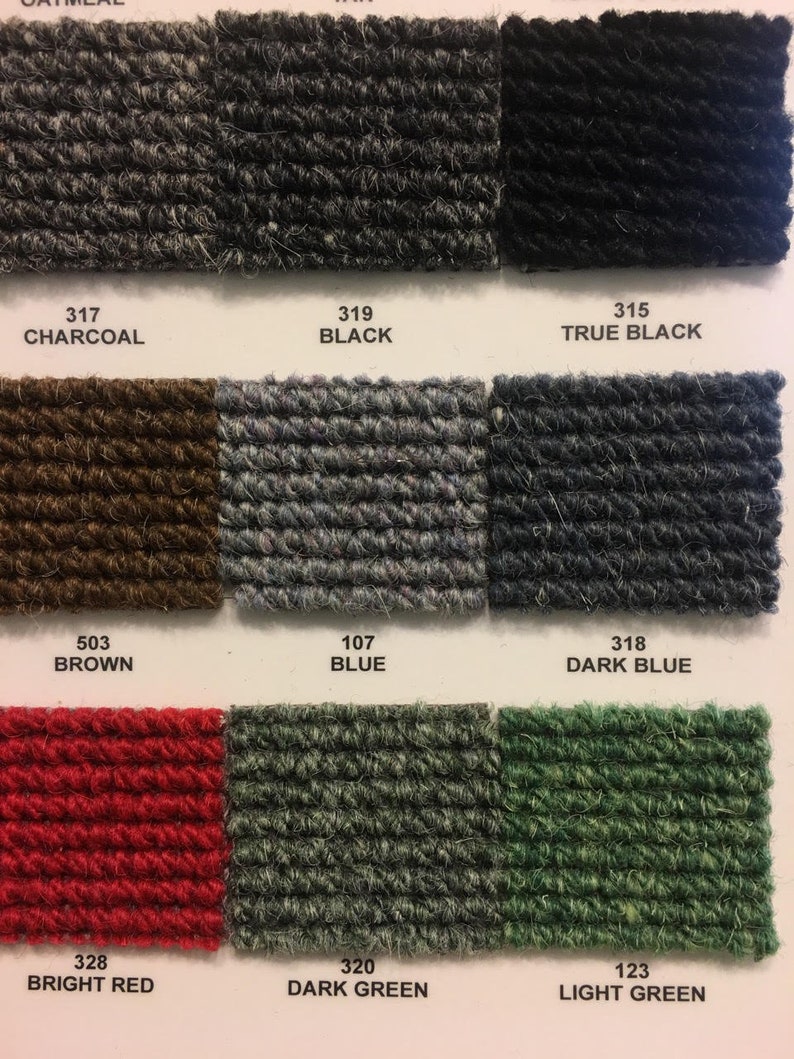 Authentic German Wool Square Woven Automotive Carpet 65 Inch Wide ...