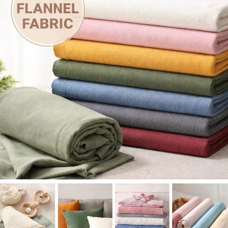 Cozy Cotton Flannel Solid - Etsy